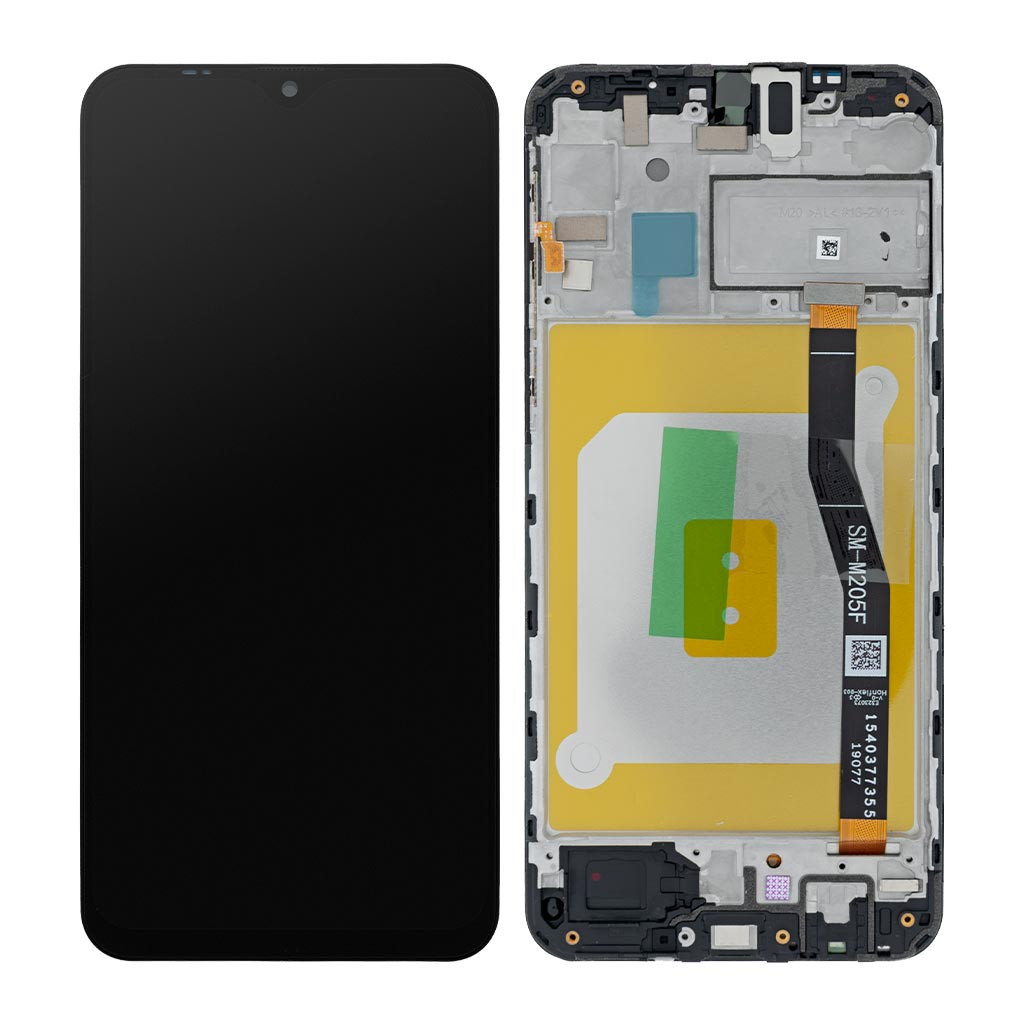 Дисплейний модуль Samsung M205 Galaxy M20, GH82-18682A, з рамою ...